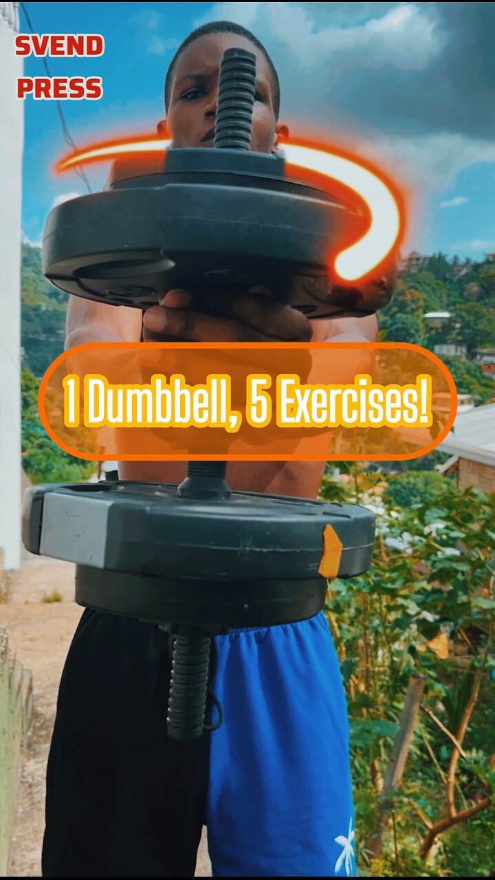 5 Effective Dumbbell Exercises in Under 1 Minute | Full-Body Workout