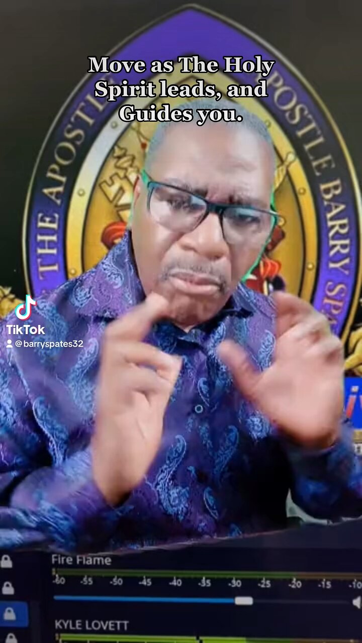 Move as the Holy Spirit leads, and Guides you