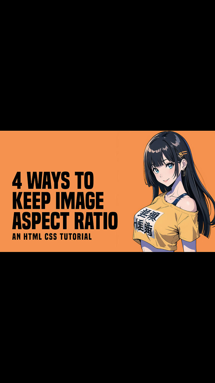 4 Ways To Keep Image Aspect Ratio In HTML CSS