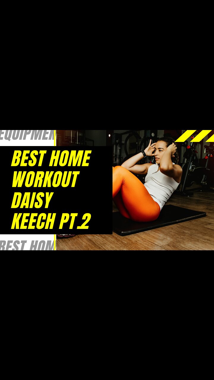 Daily Home Workout | Bent Tow Taps By Daisy Keech | Abs Workout
