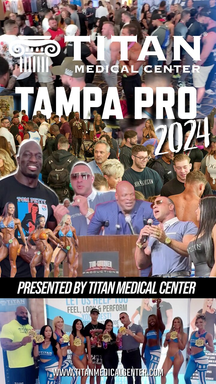 #TitanMedical at the Tim Gardner’s 2024 Tampa Pro Bodybuilding Competition!