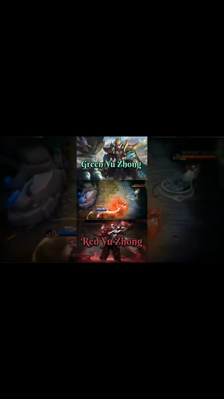 Battlefield Freestyle Green Yu zhong vs Red Yu zhong #mobilelegends # ...