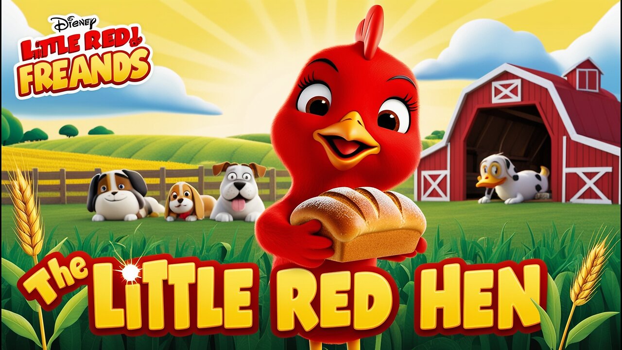 "The Little Red Hen | Classic Moral Story for Kids | Animated Bedtime ...