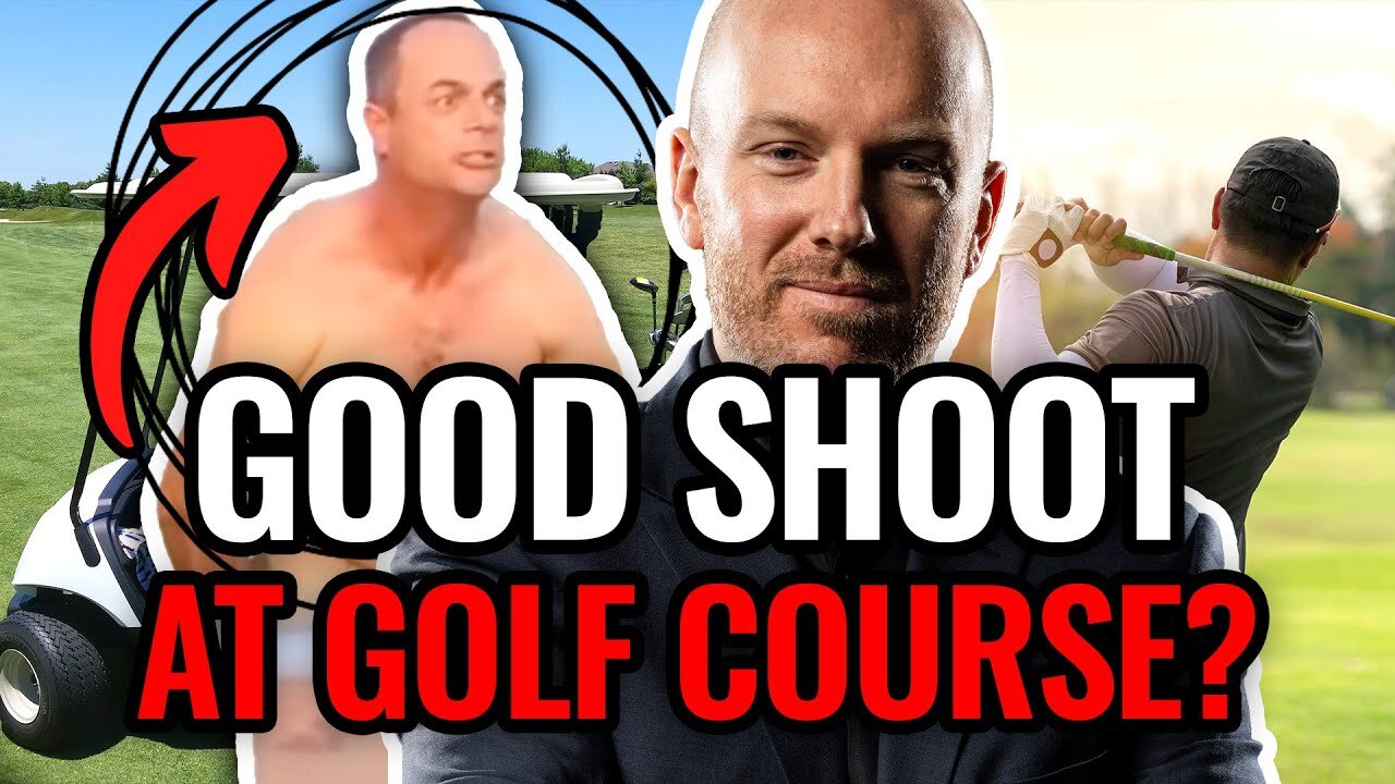 Golf Self Defense Shoot? Legal? Gun vs Unarmed Crazy Golfer Legal Analysis