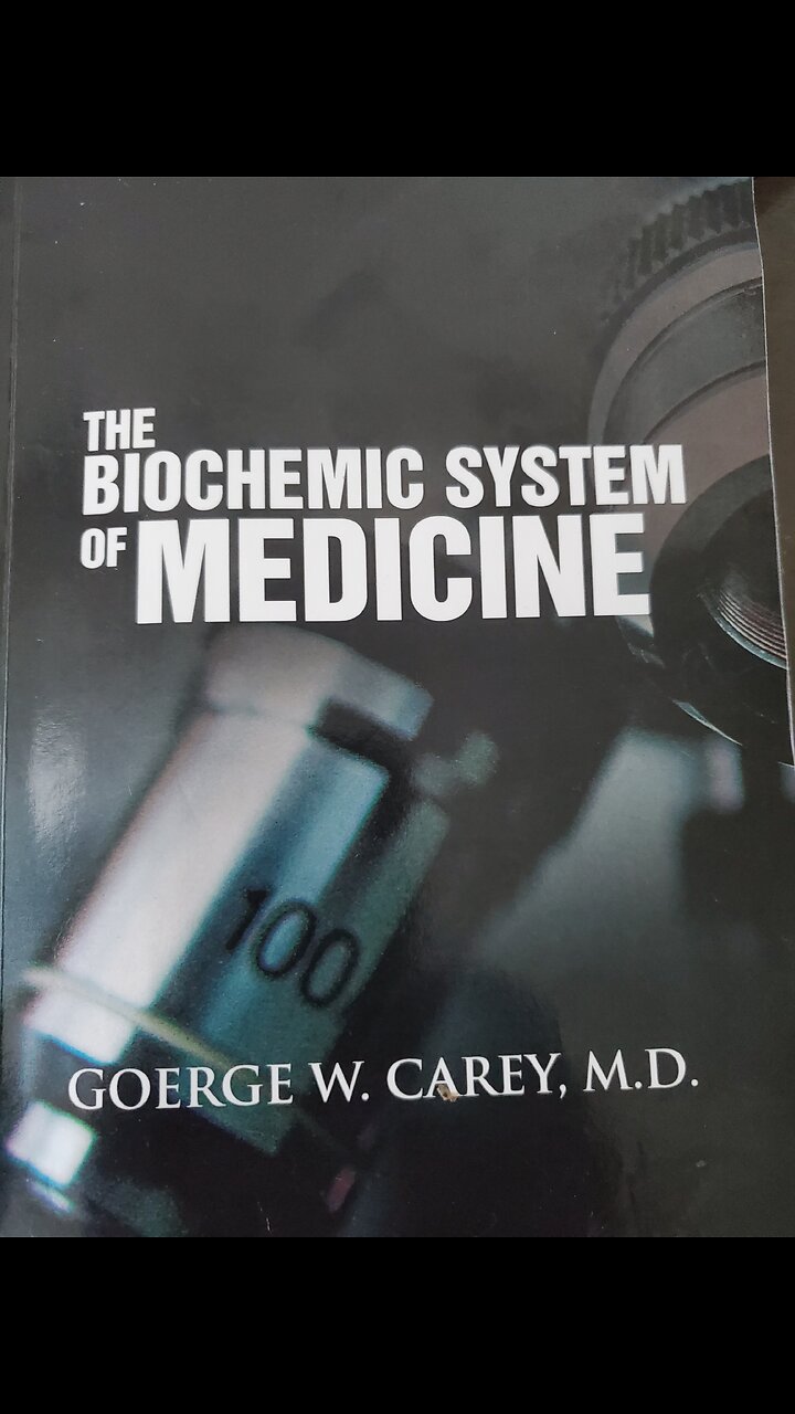 Book Study: Part 3 The Biochemic System Of Medicine