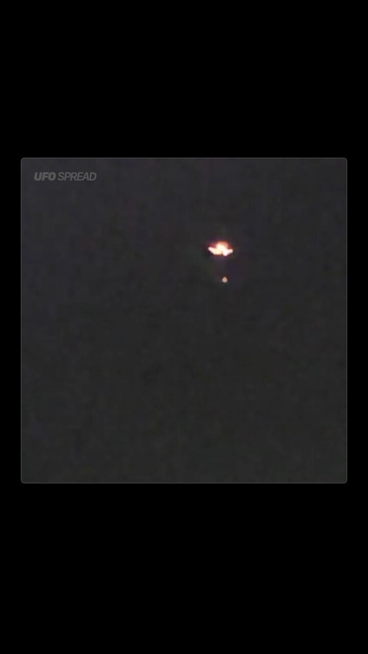 A mysterious UFO was spotted in Brazil while dropping objects! #uap # ...