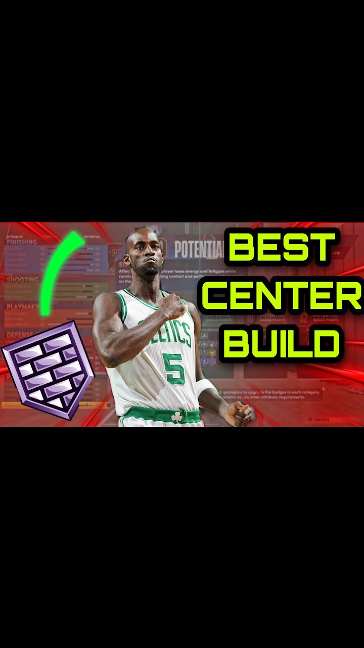 92 Badges - Best center build on NBA 2K22 - Overpowered build