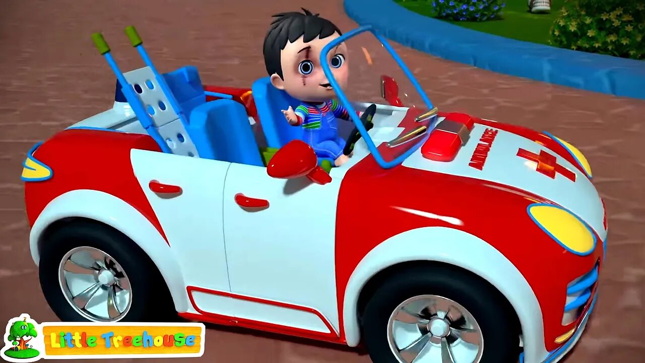 Halloween Wheels On The Ambulance, Spooky Rhymes And Scary Cartoons for ...