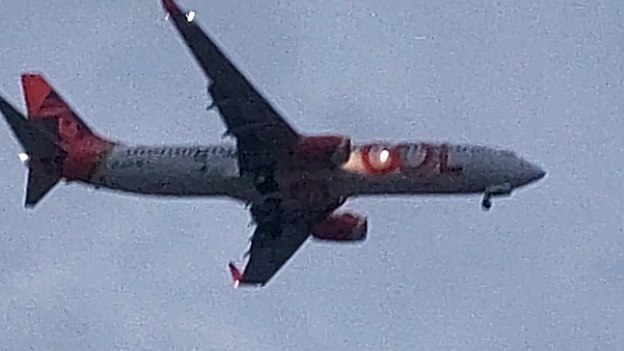 Boeing 737-800 PR-GXR coming from Guarulhos to Fortaleza