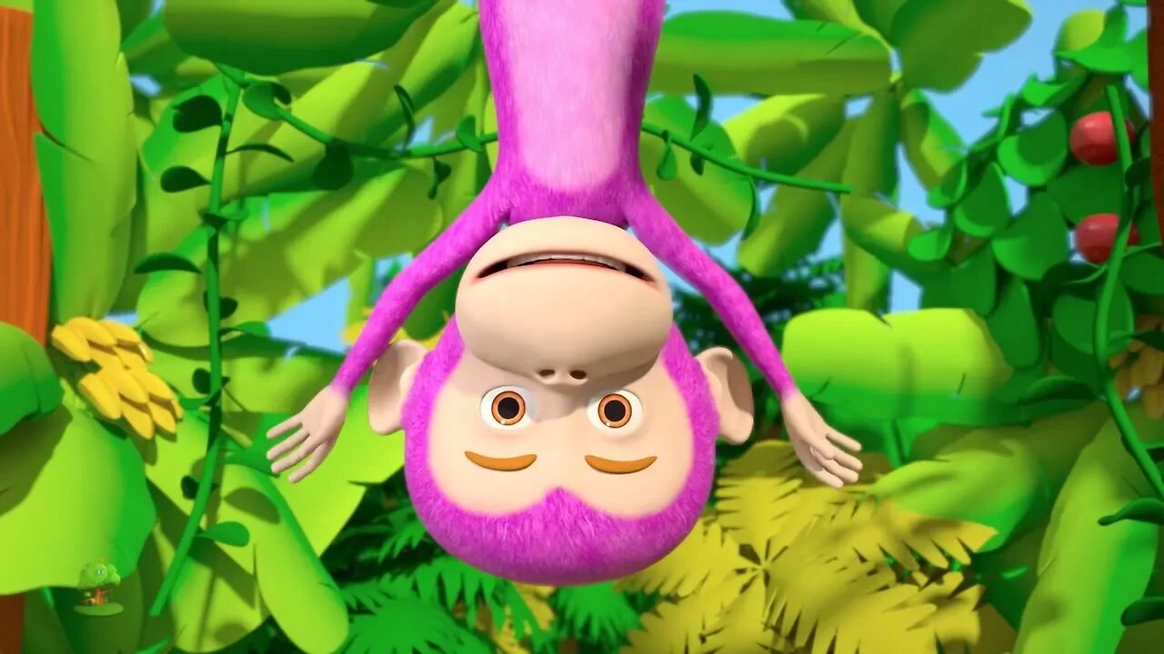 Five Little Monkeys | Kindergarten Nursery Rhymes for Children ...