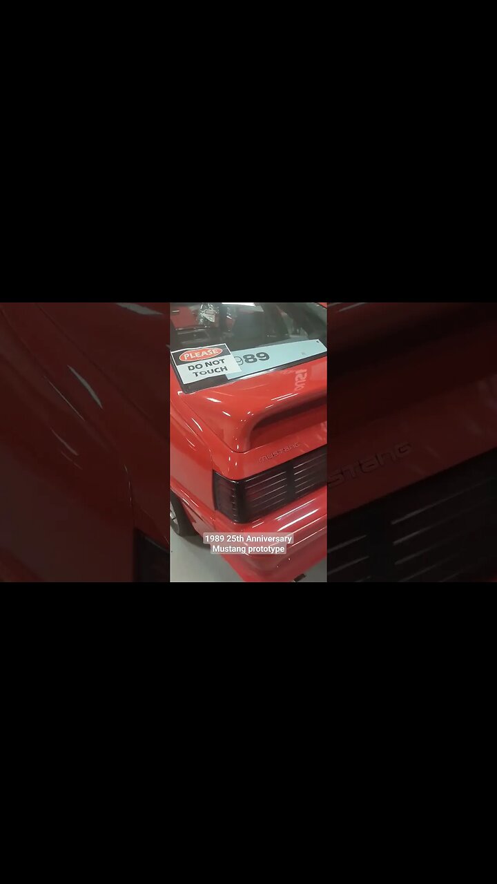 25th Anniversary Mustang Prototype Twin Turbo 351 ci. #fordmustang #ford