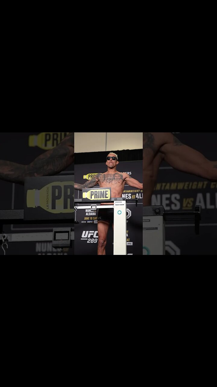 Your UFC 289 CO-MAIN EVENT has weighed in and is ready to go ️