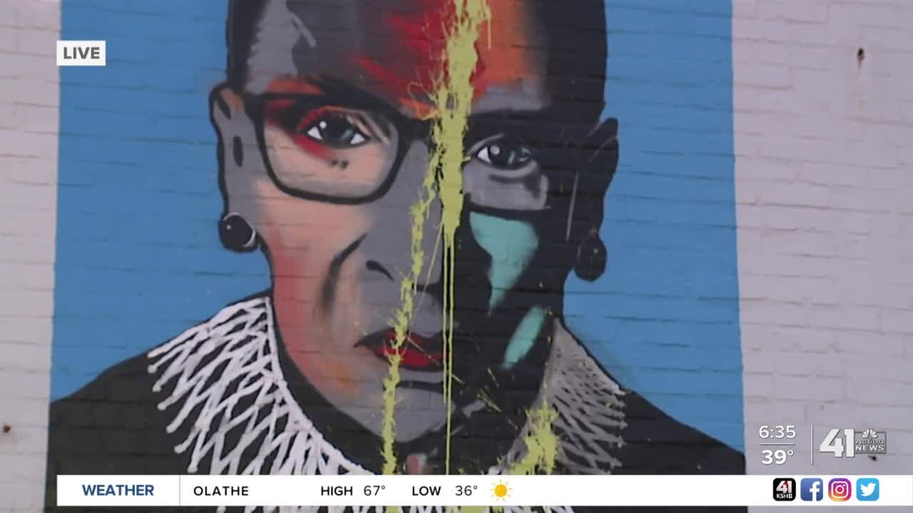 RBG mural to be repaired