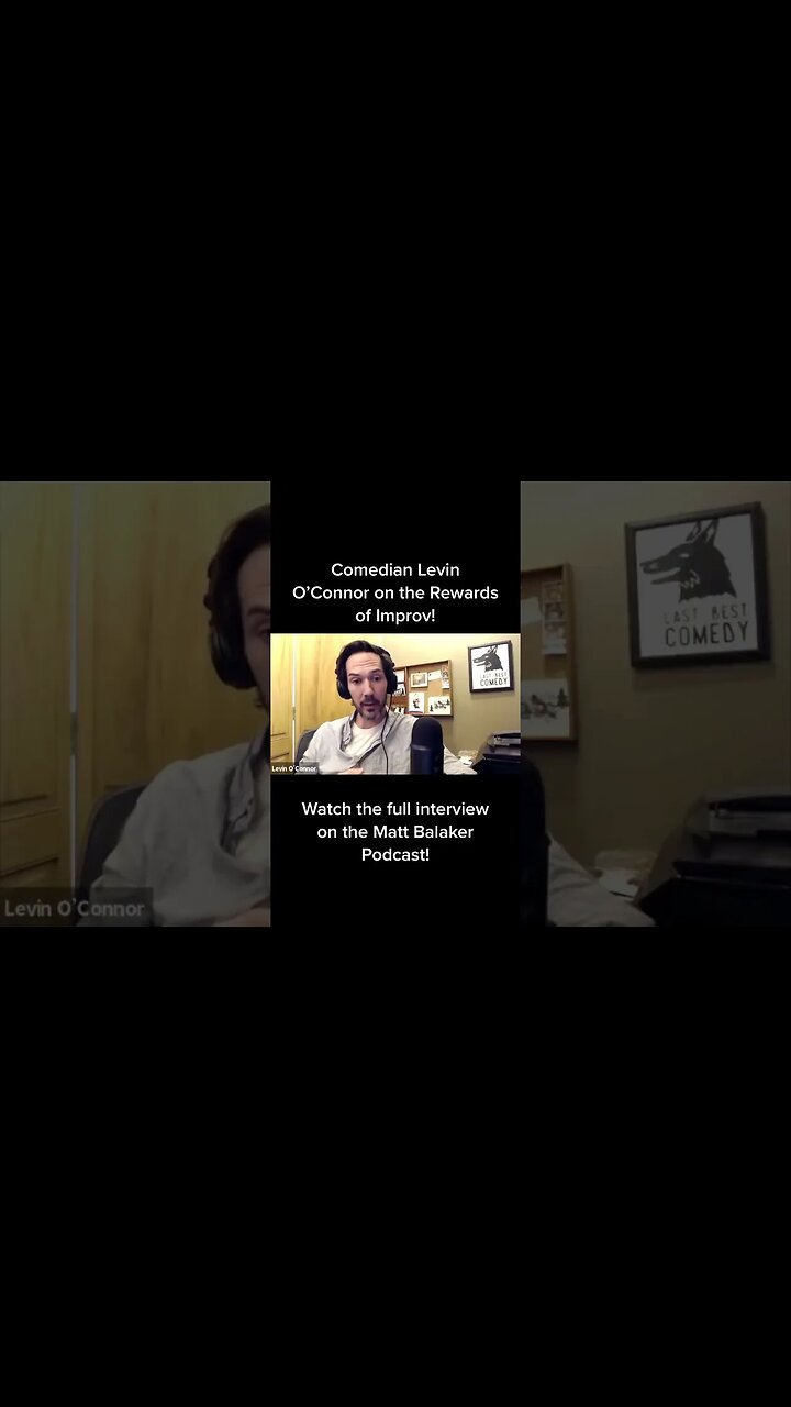 Comedian Levin O'Connor on Improv and Teamwork #shorts