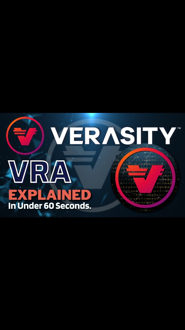 What is Verasity (VRA)? | Verasity Coin Explained in Under 60 Seconds
