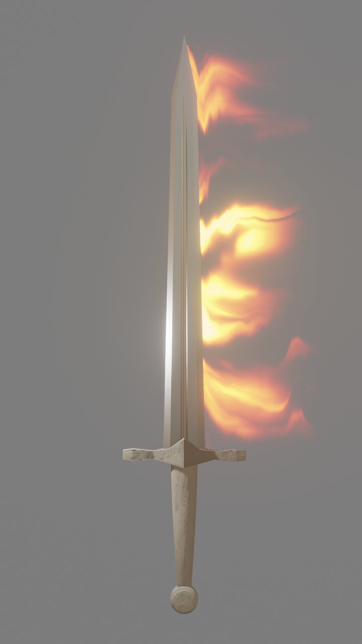 Flaming Sword Animation