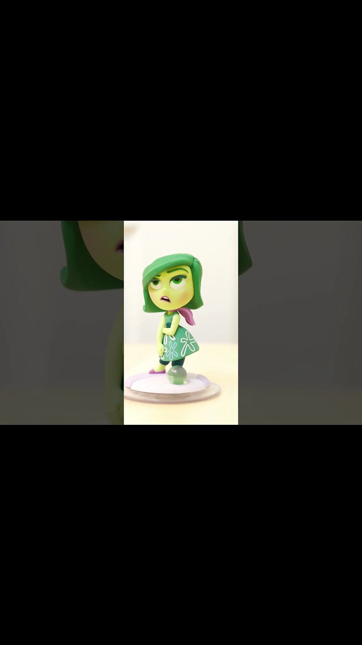 Visual Cake - Disgust - Inside Out - Disney Infinity Figure #SHORTS
