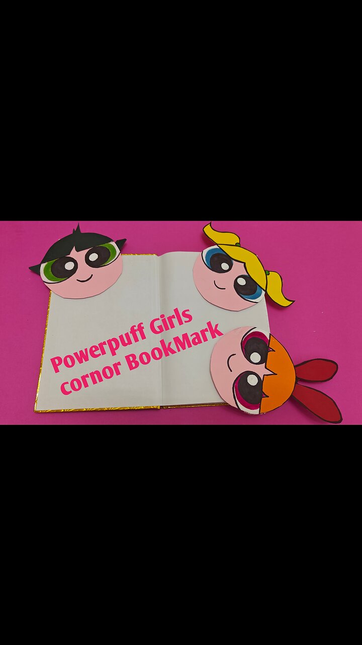 The Powerpuff girls corner bookmark | Bookmark design