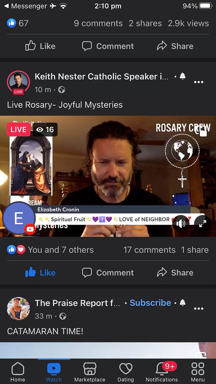 Keith Nester- Rosary 25/02/2023