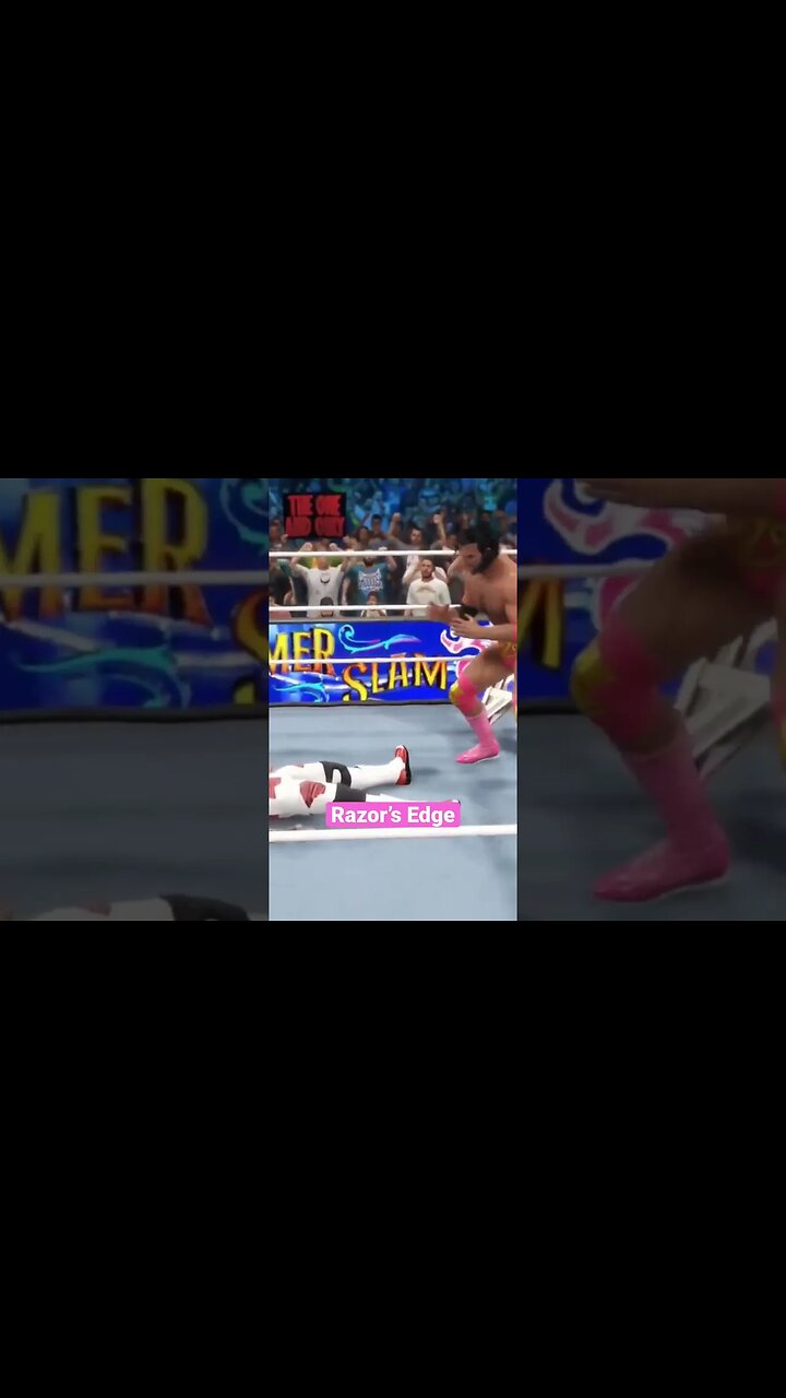 🍿😳Razor Ramon Edge Shawn Michaels Ladder Match Wrestlemania 10 WWE 2k23