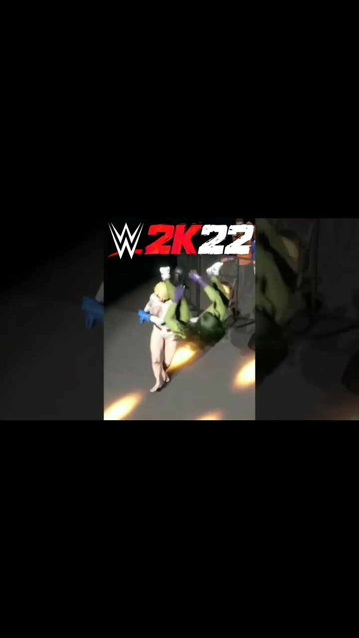 She-Hulk vs. Power Girl Preview #shorts #wwe2k22