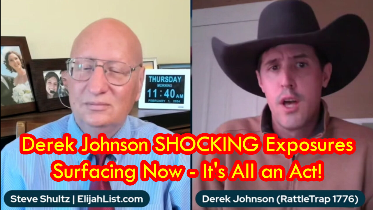 Derek Johnson SHOCKING Exposures Surfacing Now - It's All an Act!