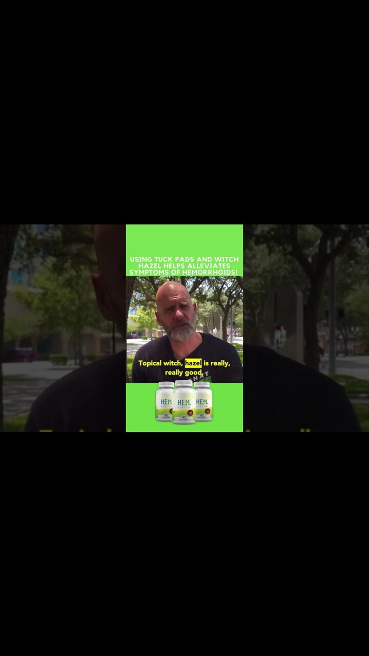 Use Tuck Pads And Witch Hazel Alleviates Hemorrhoid Symptoms!