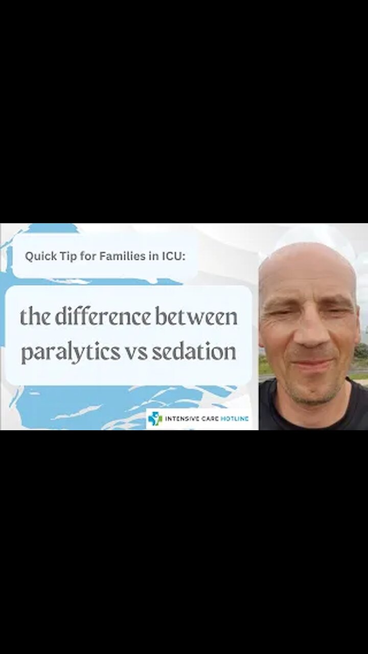 Quick tip for families in Intensive care: the difference between ...