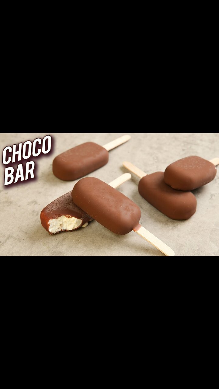 Choco Bar Ice Cream Recipe - Homemade Choco Bar Ice Cream - Ice-cream ...