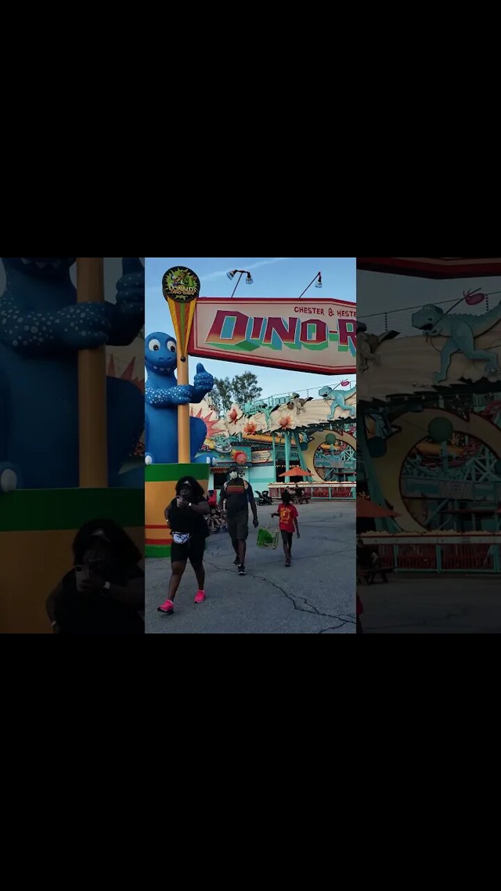 Disney World's Animal Kingdom Chester & Hester's Dino-rama #Shorts