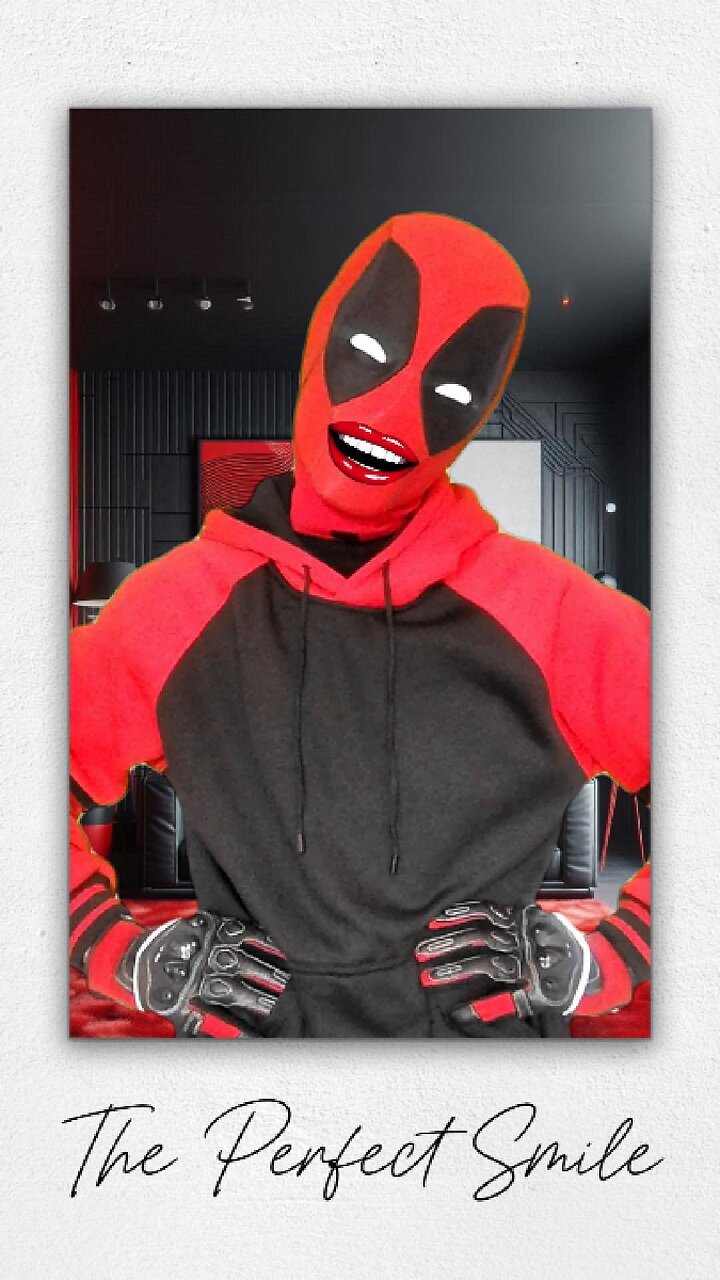 Could this be the Perfect Smile | How to Smile #shorts #deadpool #marvel