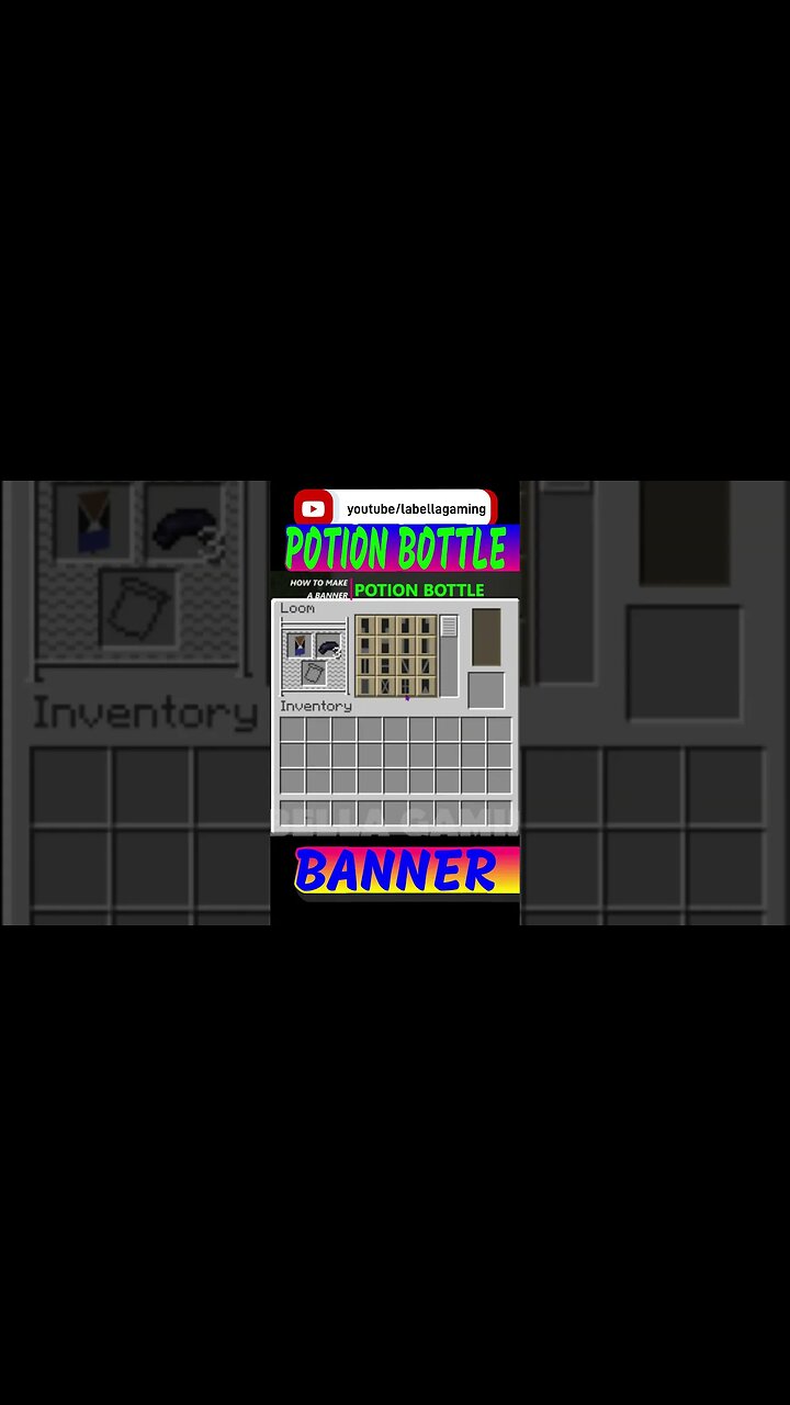 Potion Bottle Banner | Minecraft