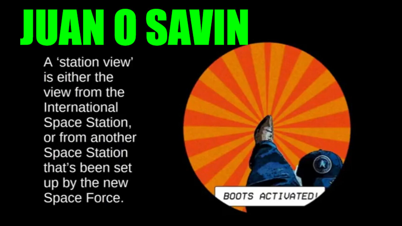 Bombshell! Jetson White_Juan O Savin's Space Station Water