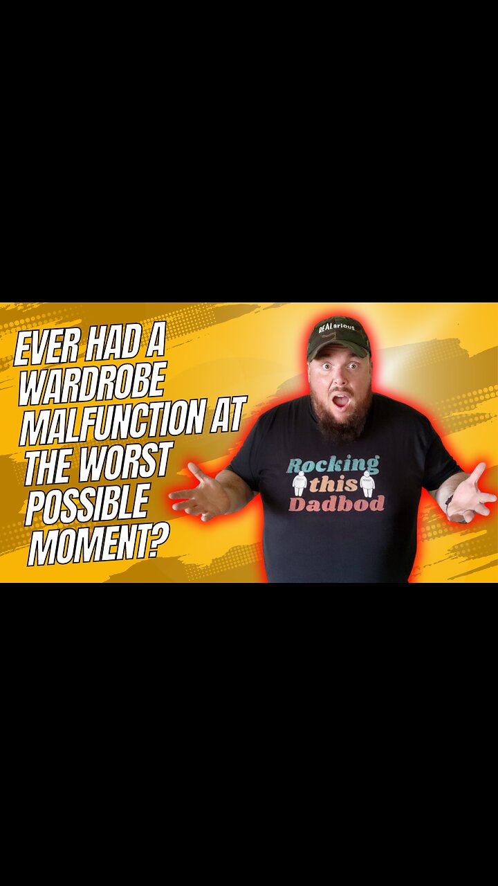 Ever had a wardrobe malfunction at the worst possible moment? 😂