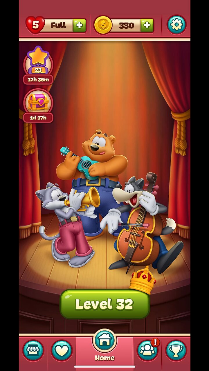 Toon Blast Level 32
