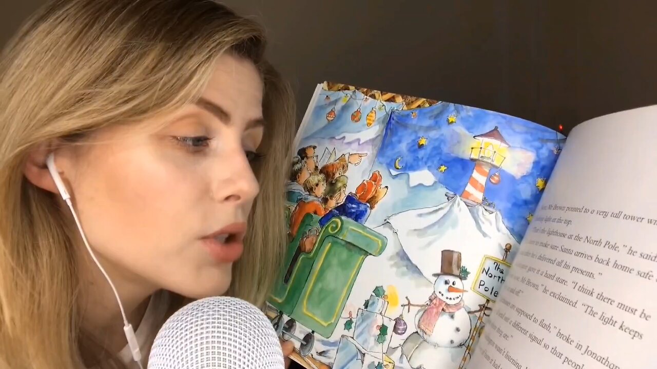 Cozy Christmas Storytime 🎄 ASMR with Inaudible Whispers, Relaxing ...