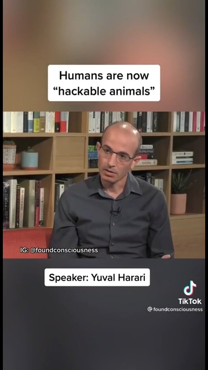 Humans are now "Hackable animals"