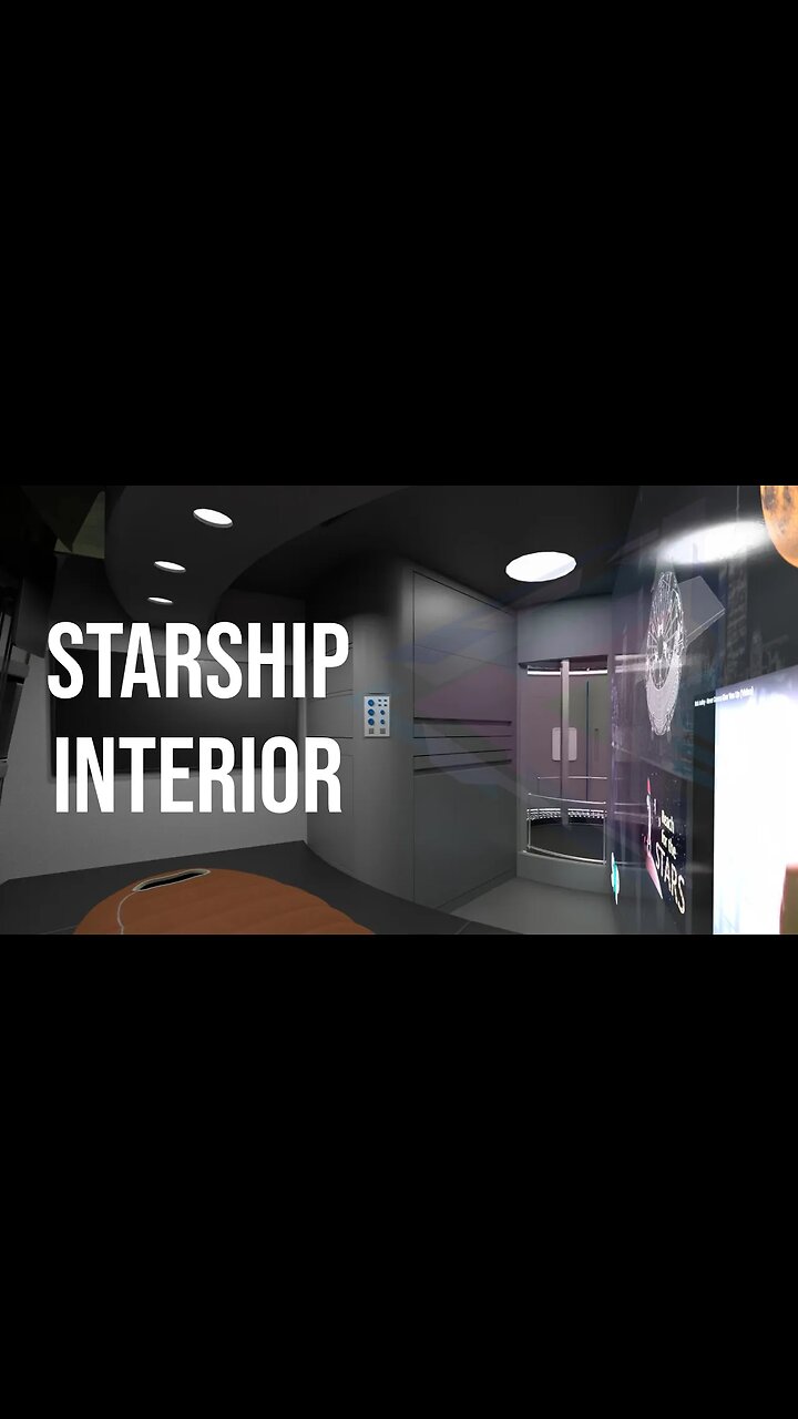 SpaceX Starship Interior: Habitat Module