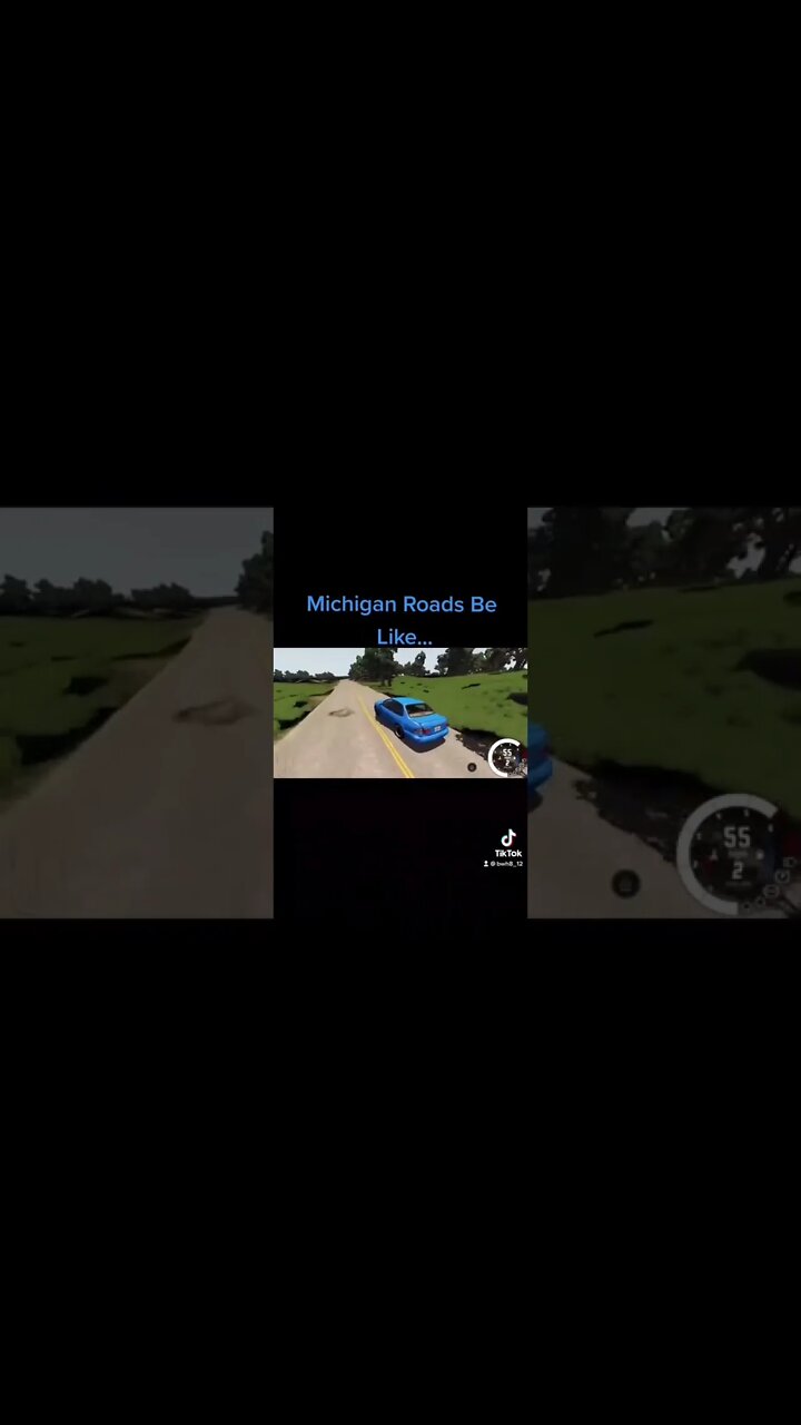 road and holes / BeamNG DRIVE
