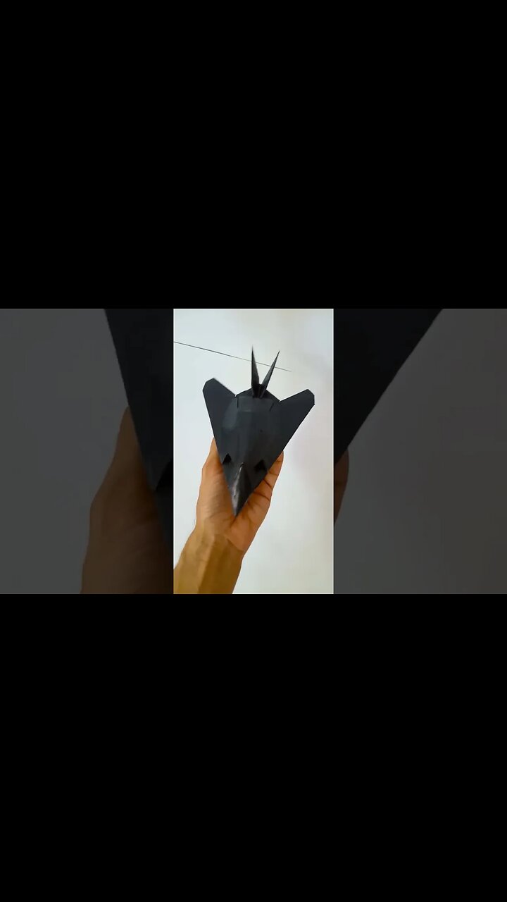 F-117 Nighthawk Stealth Fighter jet paper model | Mr Crafty