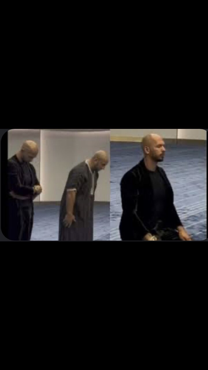 Andrew Tate accepts Islam! Muslim Tate praying at the Masjid
