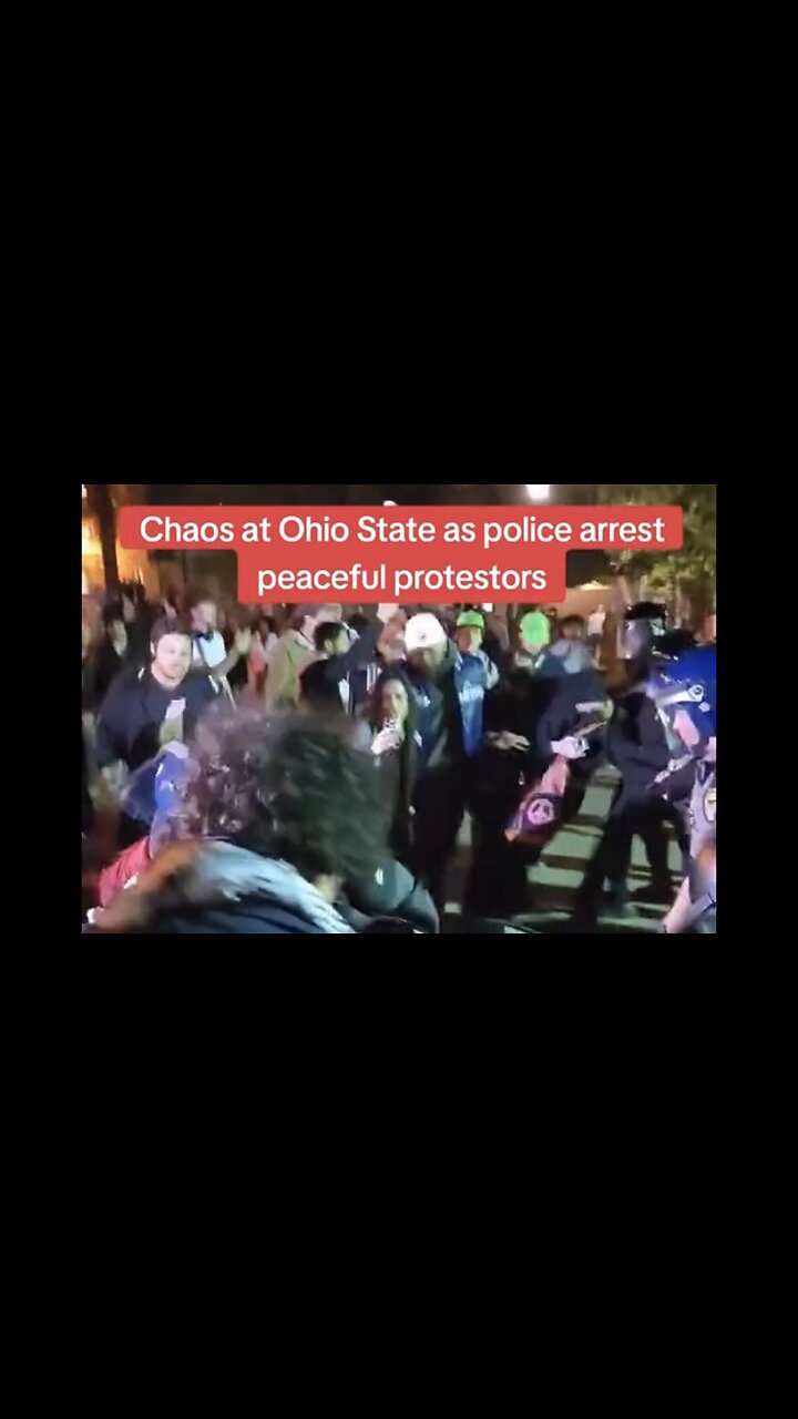 04/25/24 Chaos Erupts During Arrests At Ohio State University