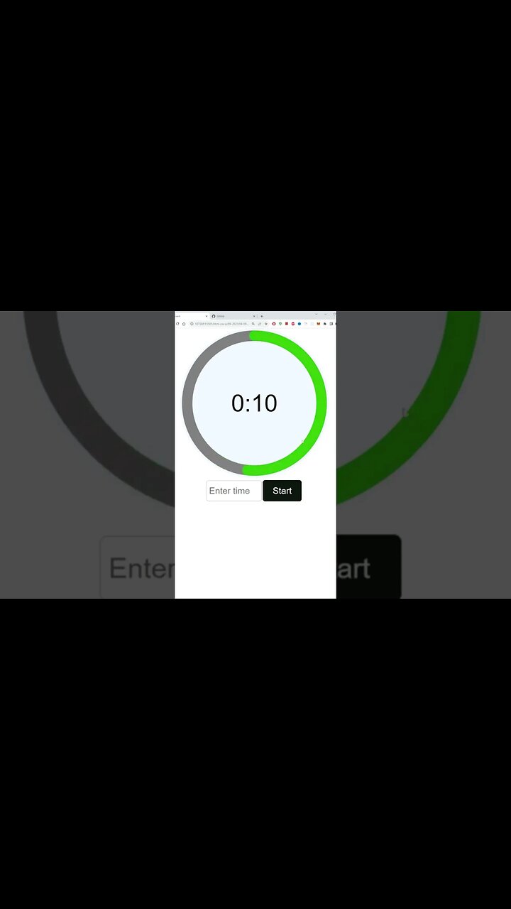 Countdown timer using react ja