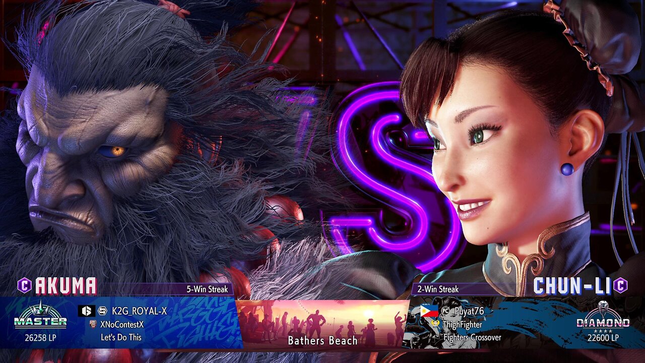 Kuya Kalbo SF6 Casual Match Roundup. Chun Li 4 star Diamond Rank [Hori ...