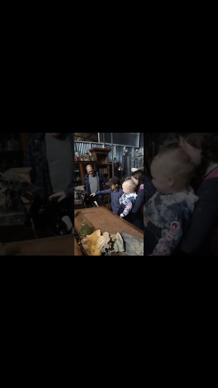 visiting TV studio - includes original prop electric chair from The Munsters