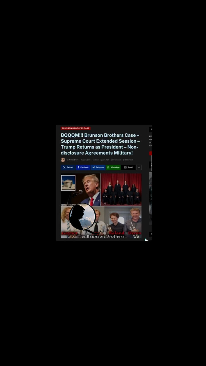 Trump Returns as President | Brunson Legal Time Bomb Video Update!