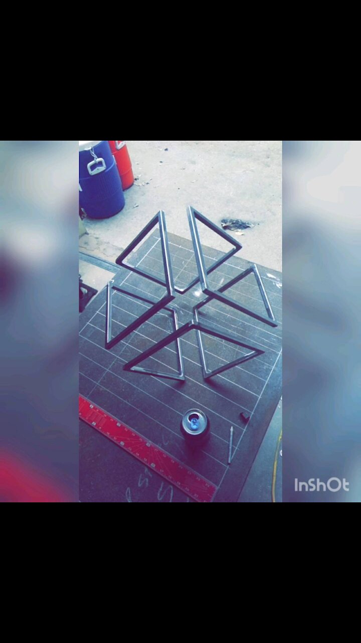 Infinity Cube made from 1/2" square tubing