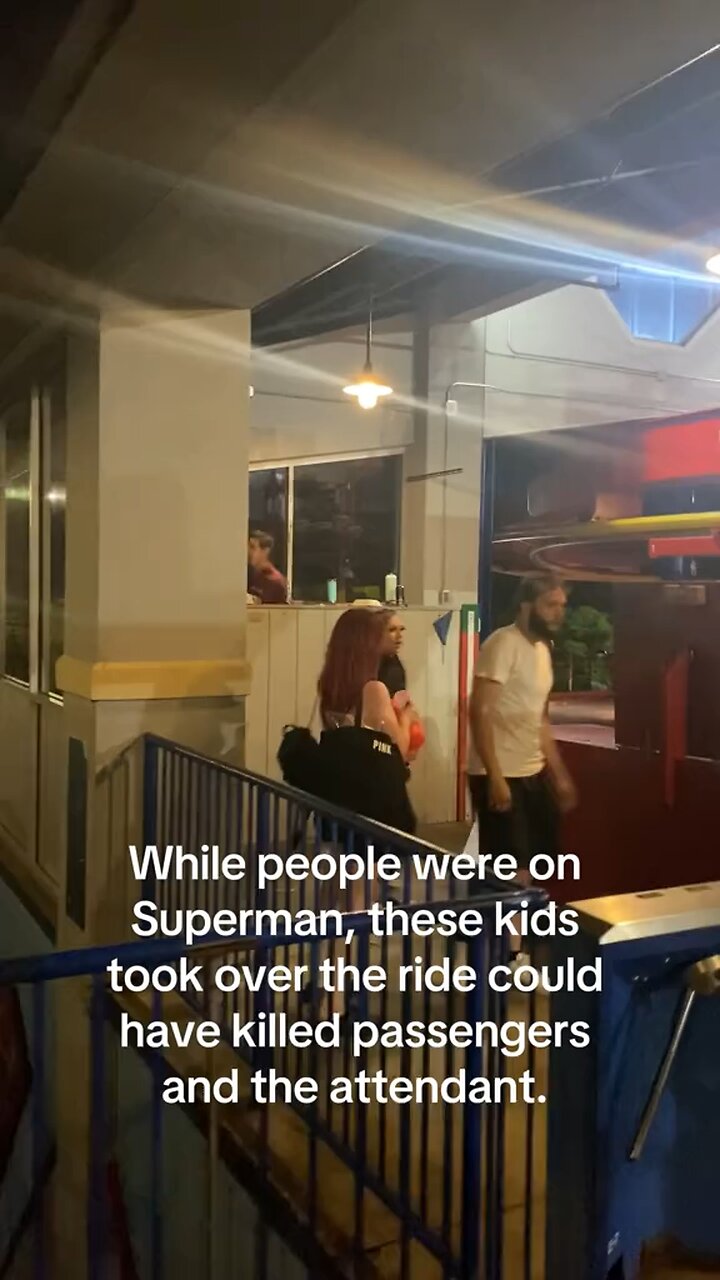 Gen-Z Kids Have Massive Brawl and Take Over Active Ride at Six Flags ...