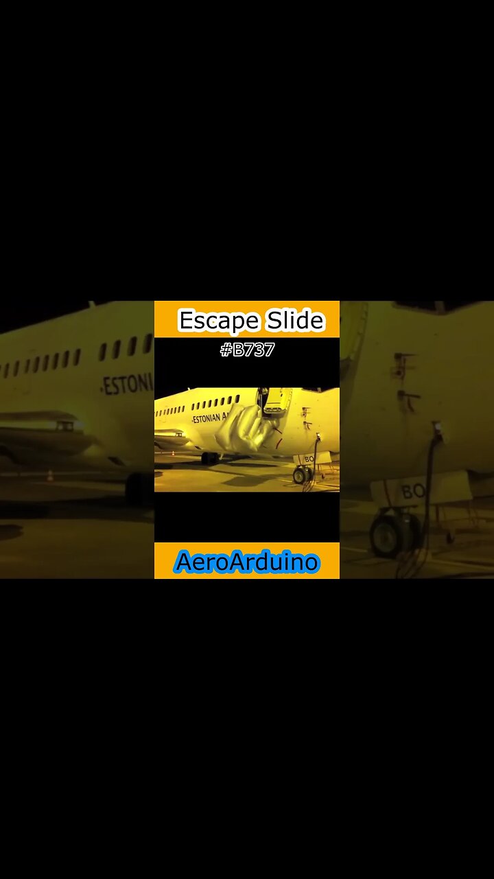 Watch Funny #Boeing #B737 Escape Slide Shooting Night Shift #Aviation # ...