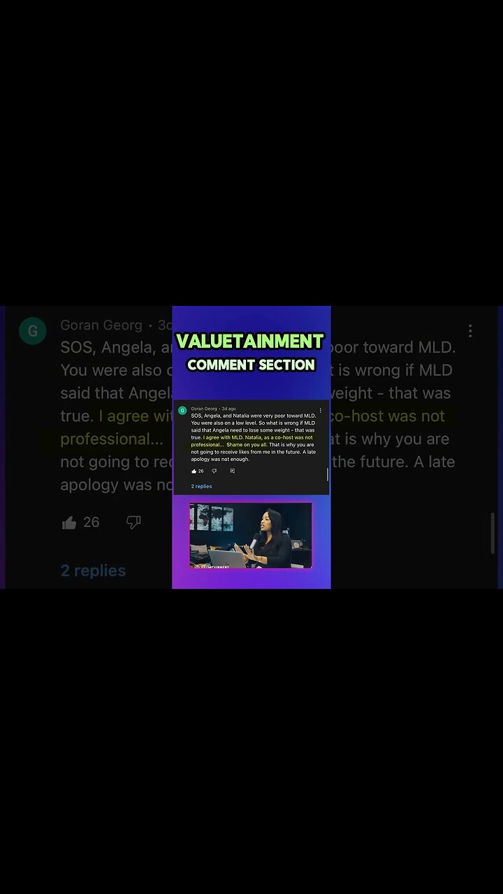 Natalia Caught LYING in 4K #valuetainment